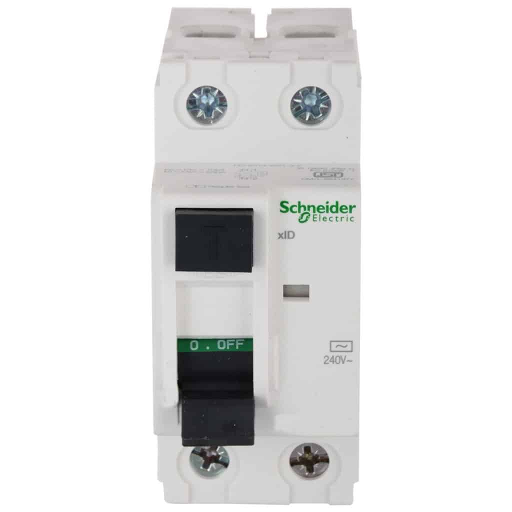 Buy Schneider Electric Acti 9 RCCB 25A 2 Pole DP 100mA AC XID A9N16203 ...