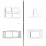 Buy Honeywell MK Wraparound Modular Plate Cover + Frame White Online At ...
