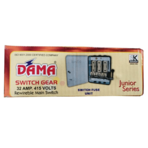 Buy Dama 32A TP Main Switch Fuse Unit Rewirable Online At Best Prices